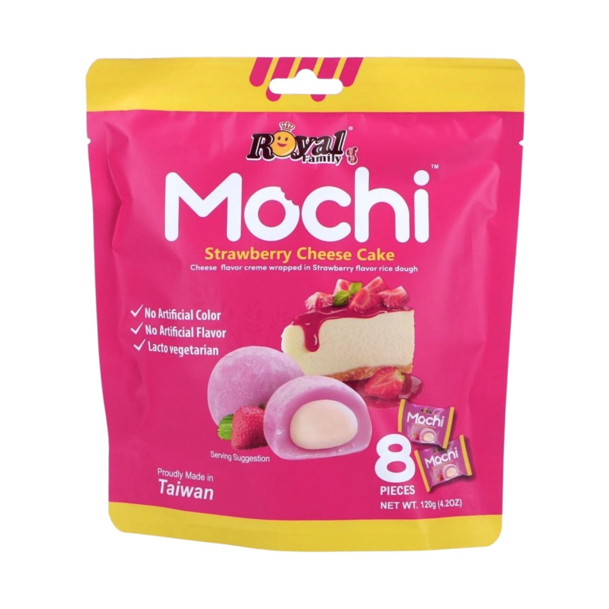 Royal Family Mochi Strawberry Cheese Cake 120g – Erdbeer-Käsekuchen R, 3,49