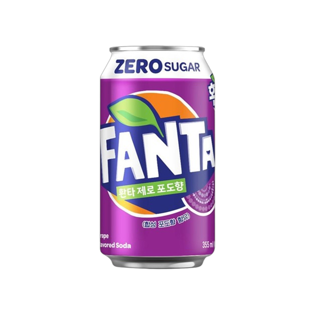 Fanta - Zero Grape - 350ml [KR], 2,49